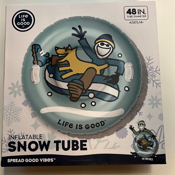 Life Is Good | Accessories | New Life Is Good Inflatable Snow Tube ...